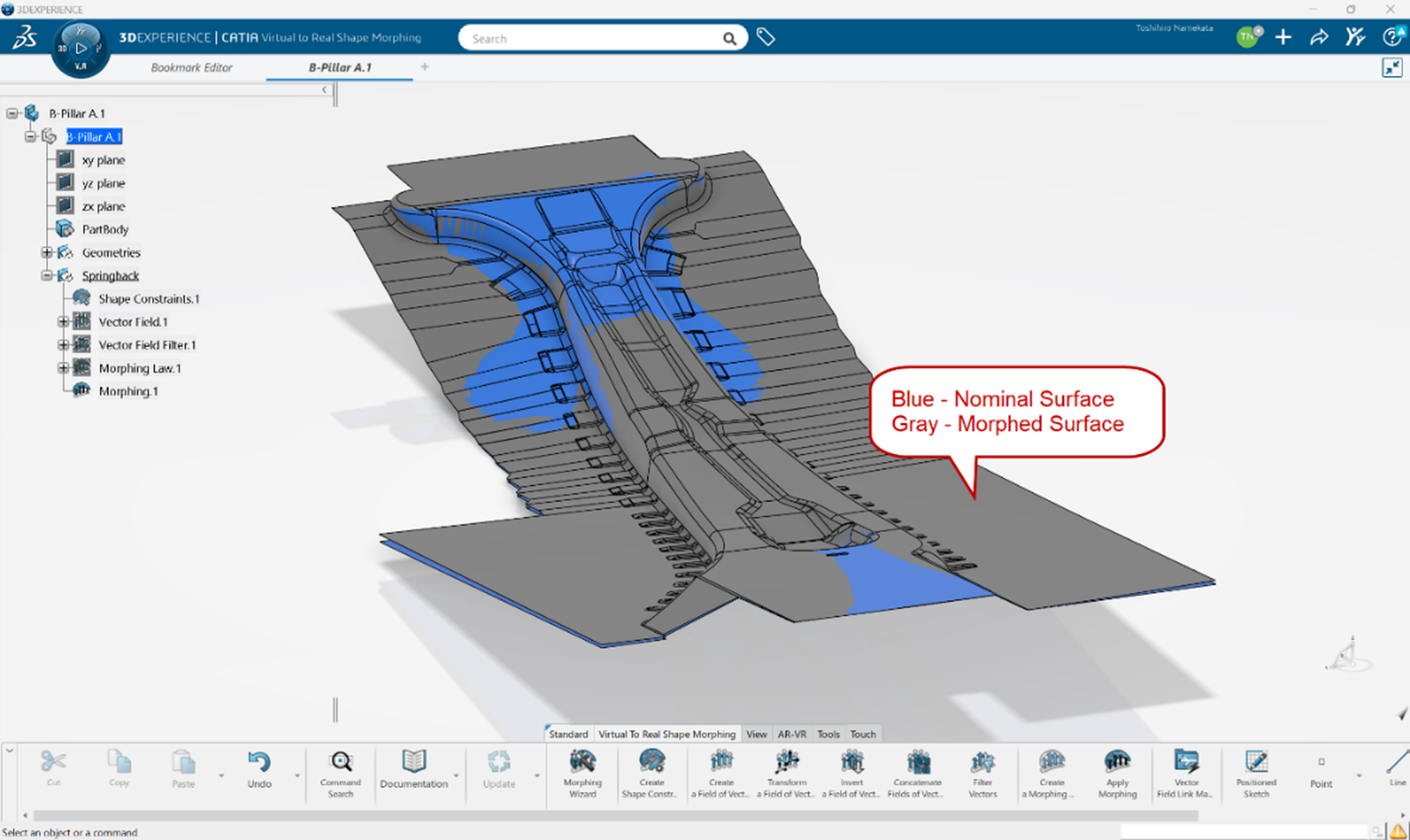 3DEXPERIENCE CATIA Springback and Warp Compensation CAD Models | GoEngineer