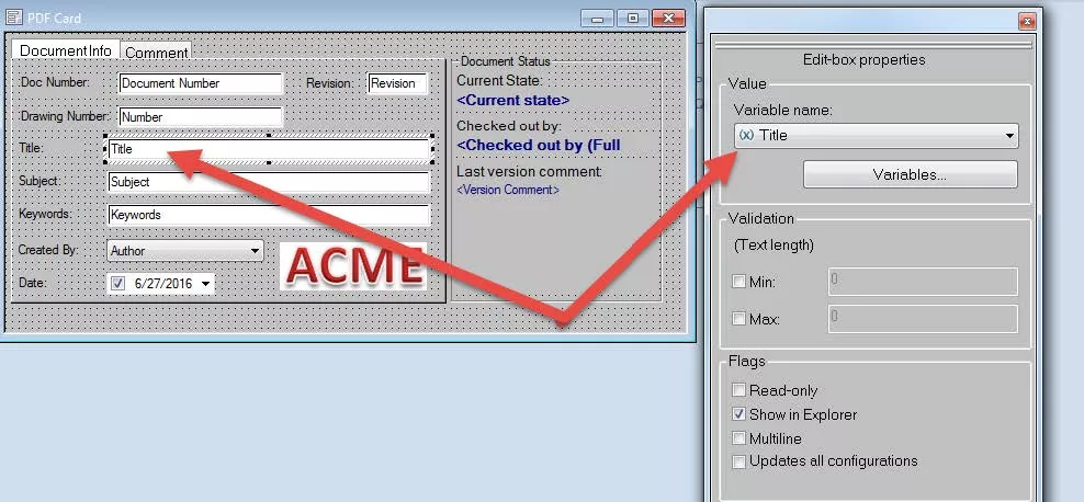 Solidworks Pdm Modifying Custom Properties Of Pdf Files Using The Pdf Plug In Goengineer