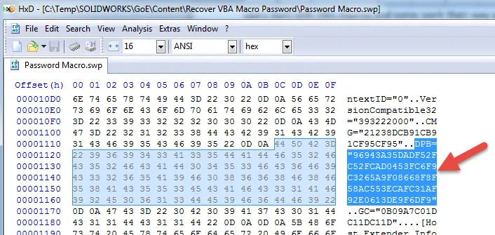 Recovering Lost Vba Solidworks Macro Password Goengineer