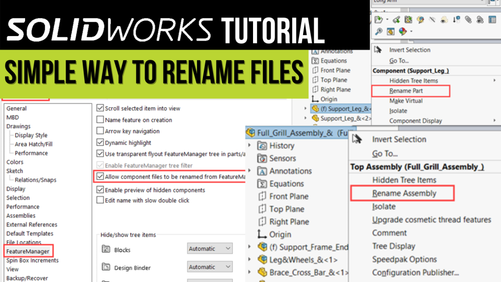 Simple Way to Rename SOLIDWORKS Files | GoEngineer