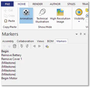 SOLIDWORKS Composer Using Markers and Milestones | GoEngineer