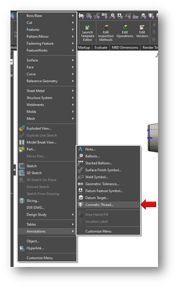 Using Cosmetic Threads: SOLIDWORKS Best Practices | GoEngineer