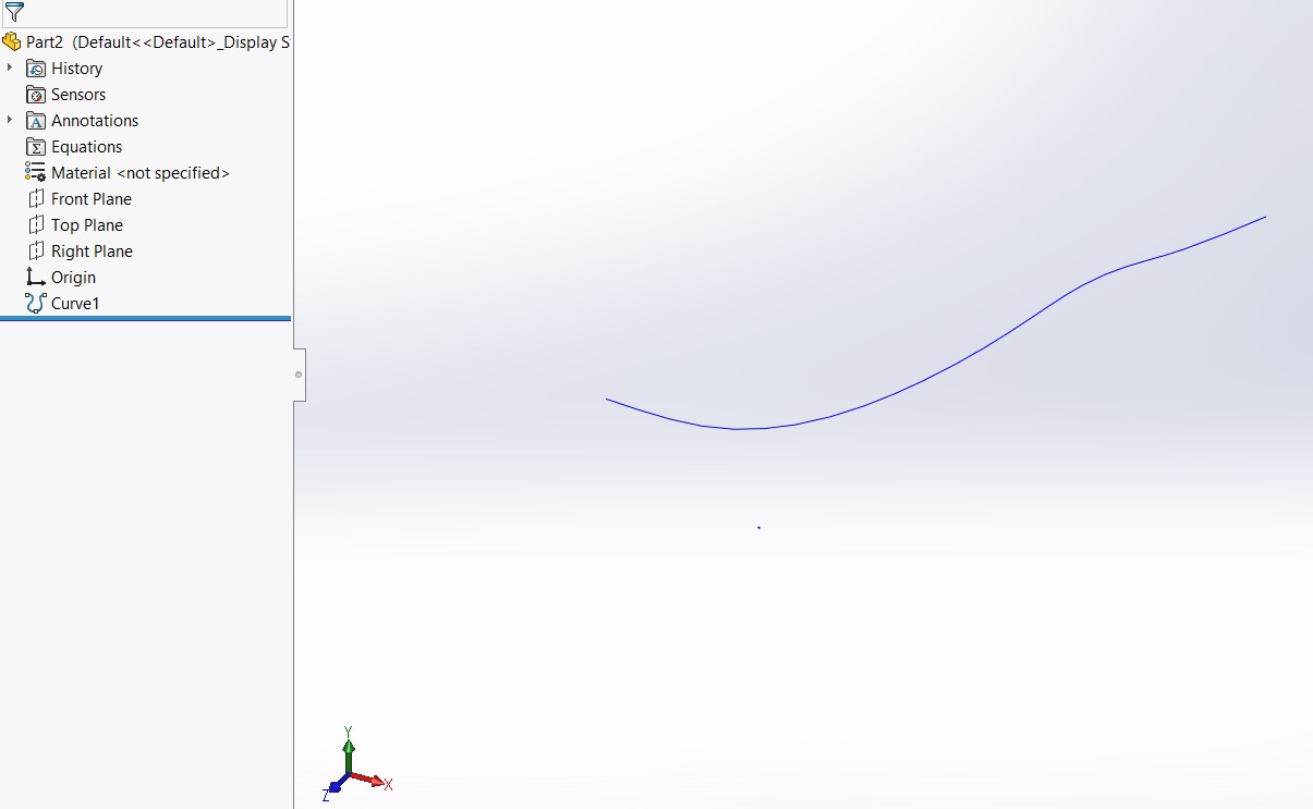 Using The Curve Through Xyz Points Tool In Solidworks Goengineer