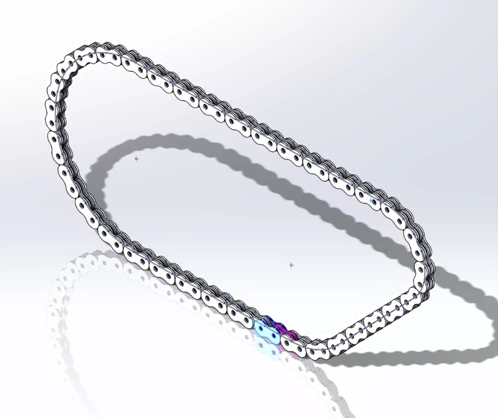 Solidworks Chain Component Pattern Tutorial Goengineer 2264