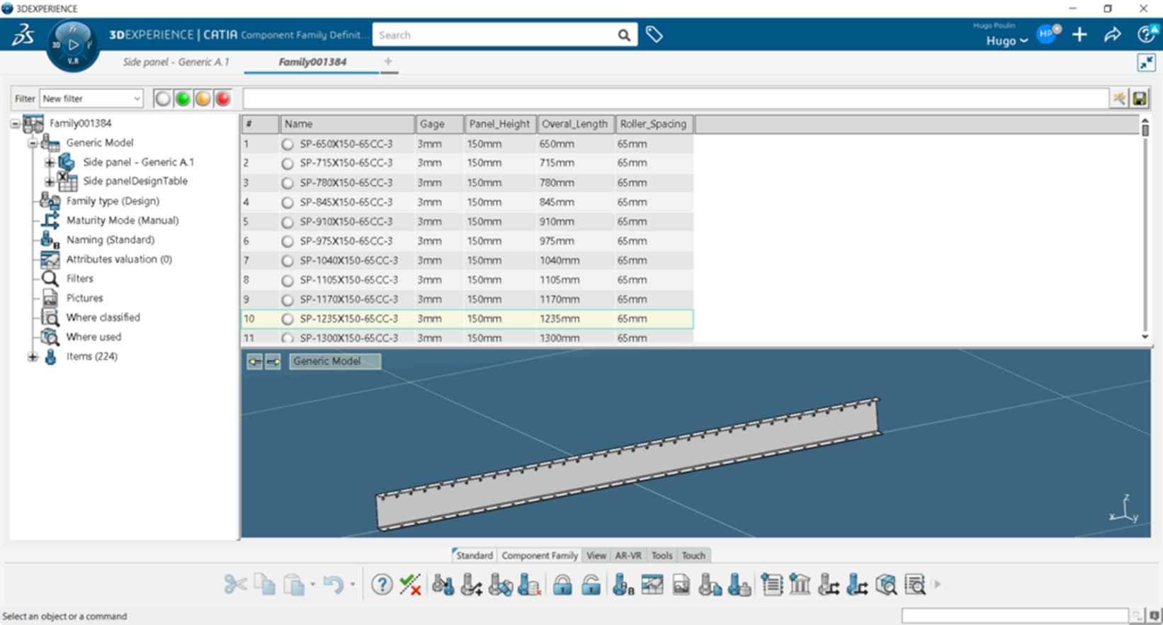 Easily Design Part Families Using a Spreadsheet in 3DEXPERIENCE CATIA | GoEngineer