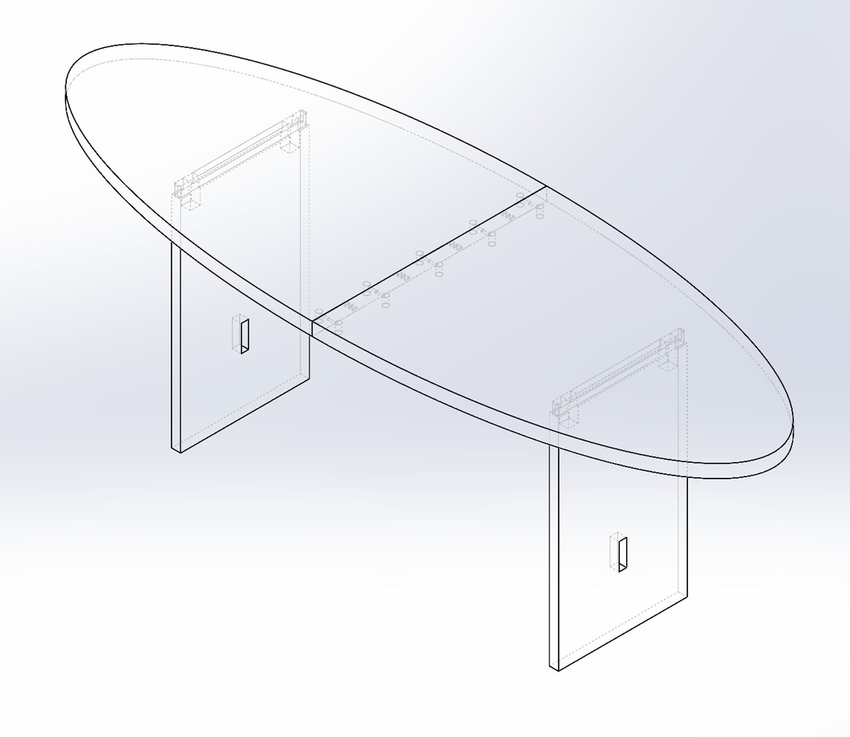 SOLIDWORKS Designed Custom Exhibition Table | GoEngineer
