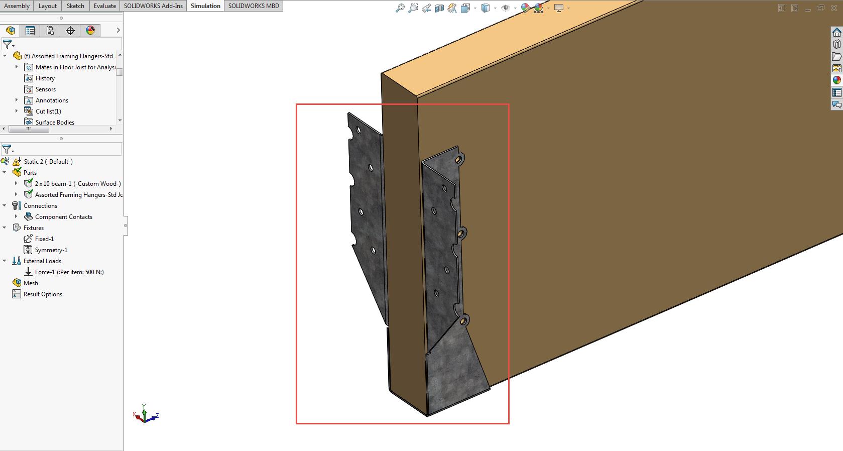 Define Shell Elements by Selected Faces in SOLIDWORKS Simulation ...