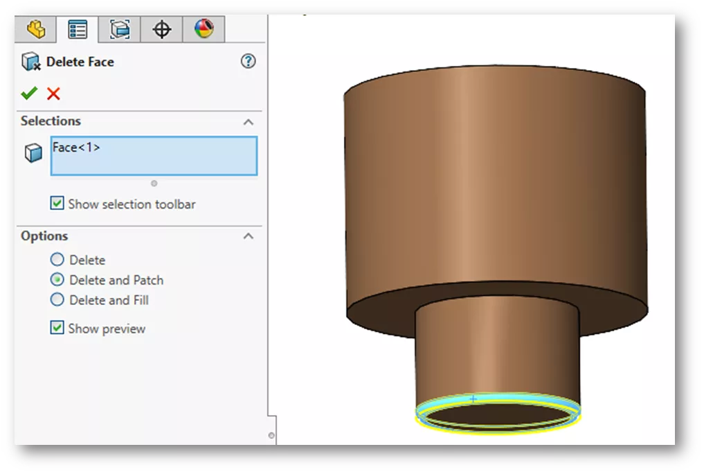 SOLIDWORKS Direct Editing Tools: Move Face & Delete Face | GoEngineer SOLIDWORKS Direct Editing Tools: Move Face & Delete Face | GoEngineer