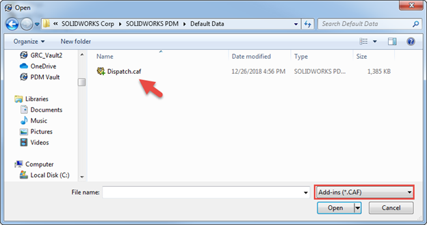 Update SOLIDWORKS PDM Dispatch Add-In & Backup Scripts | GoEngineer