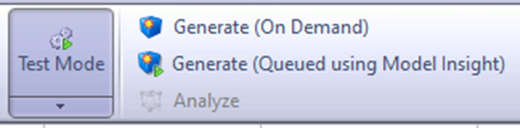 Driveworks Test Mode Generate On Demand Vs Generate Queued Using