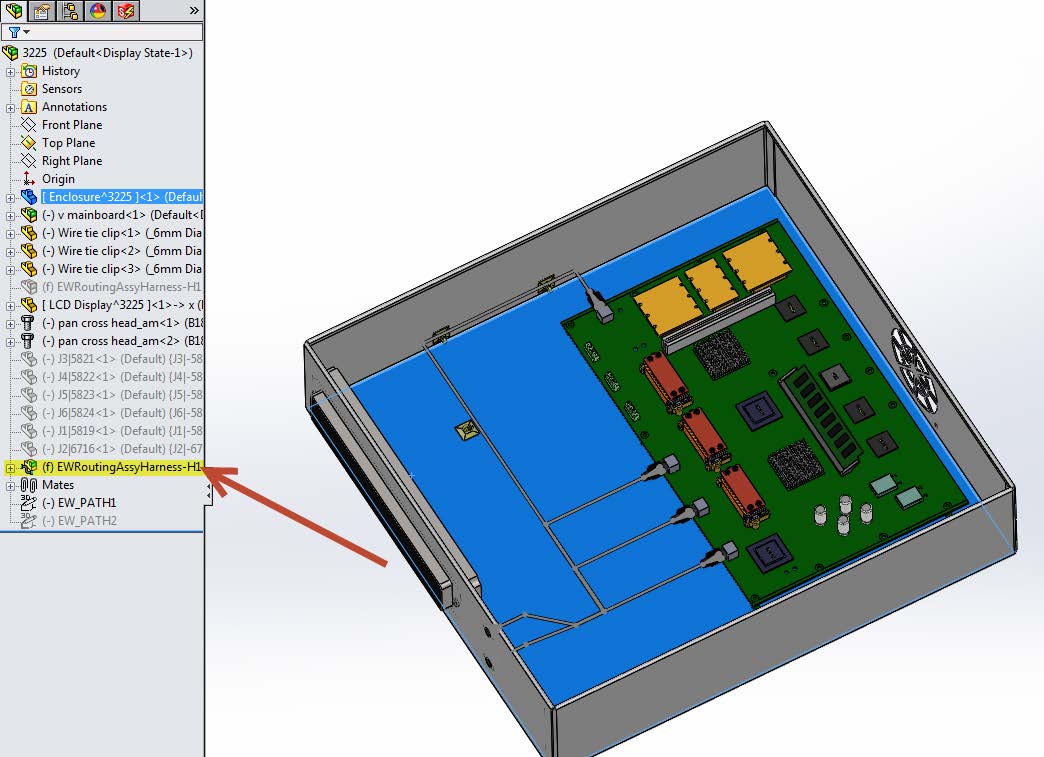 Edit Flattened Harness Routes: SOLIDWORKS Electrical 3D | GoEngineer