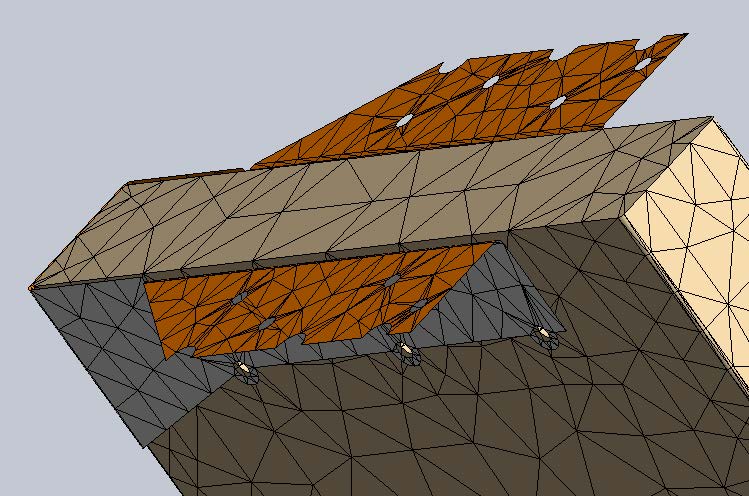 Define Shell Elements By Selected Faces In Solidworks Simulation