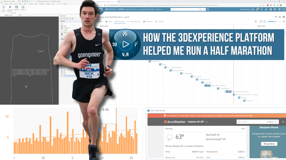 How the 3DEXPERIENCE Platform Helped Me Run a Half Marathon | GoEngineer