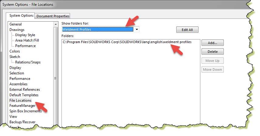 Setting Up Shared Weldment Profiles in SOLIDWORKS | GoEngineer
