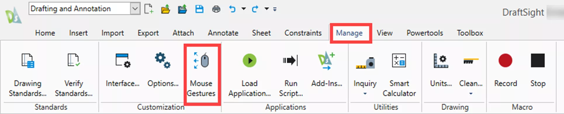 DraftSight Mouse Gestures | GoEngineer DraftSight Mouse Gestures | GoEngineer