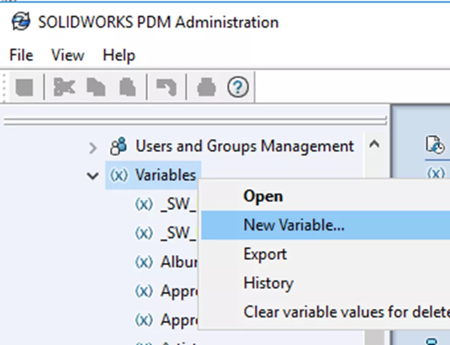 Link Solidworks File Custom Properties To Variables In Pdm Goengineer