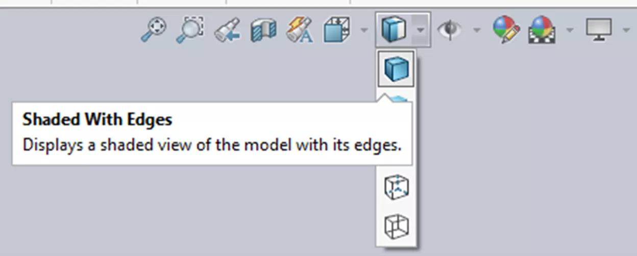 Fix SOLIDWORKS Shaded With Edges Not Displaying Correctly | GoEngineer Fix SOLIDWORKS Shaded With Edges Not Displaying Correctly | GoEngineer