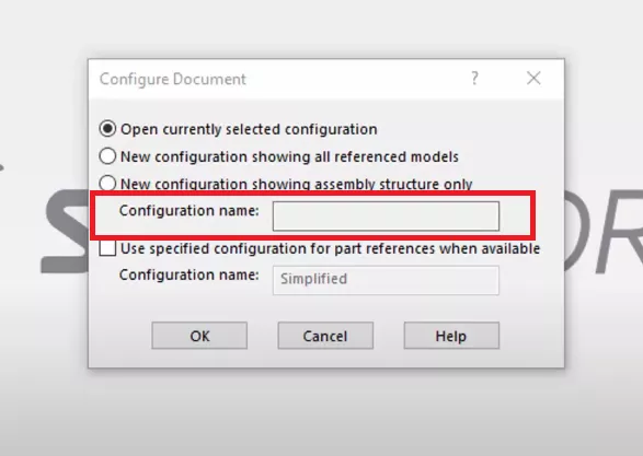 Open Solidworks Assembly In A New Configuration Goengineer