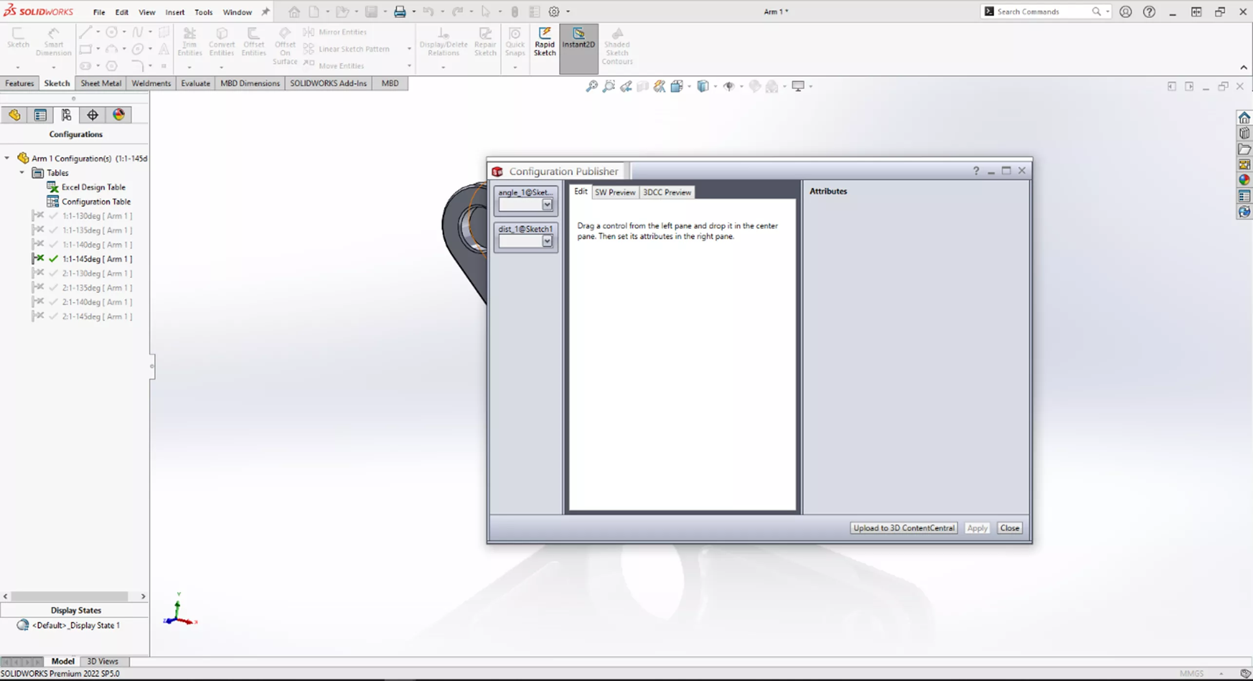 Solidworks Configuration Publisher Create Configuration Tables Goengineer