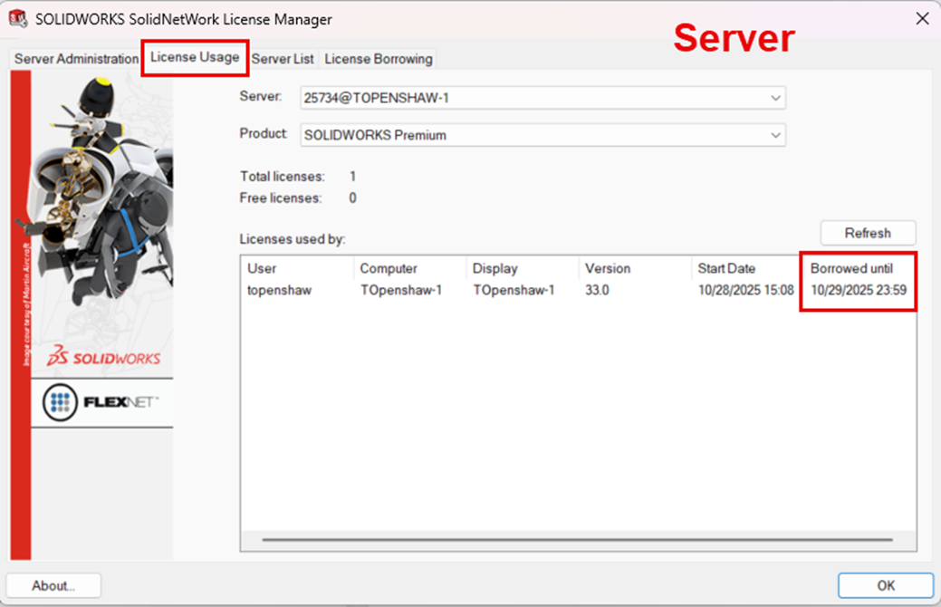 Stuck Borrowed SOLIDWORKS Network License | GoEngineer