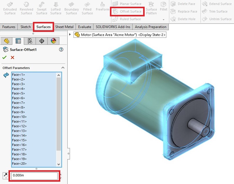 SOLIDWORKS Custom Property for Monitoring Surface Area - Blog Posts ...