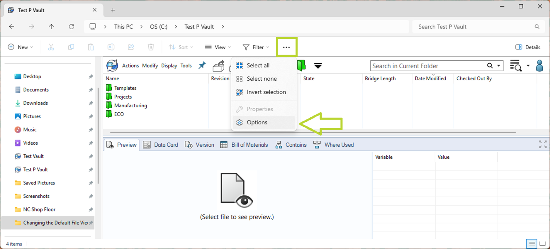 Changing the Default File View in SOLIDWORKS PDM | GoEngineer