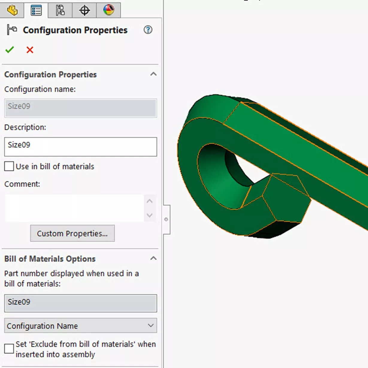 Configuration Properties In Solidworks Pdm Data Cards Goengineer