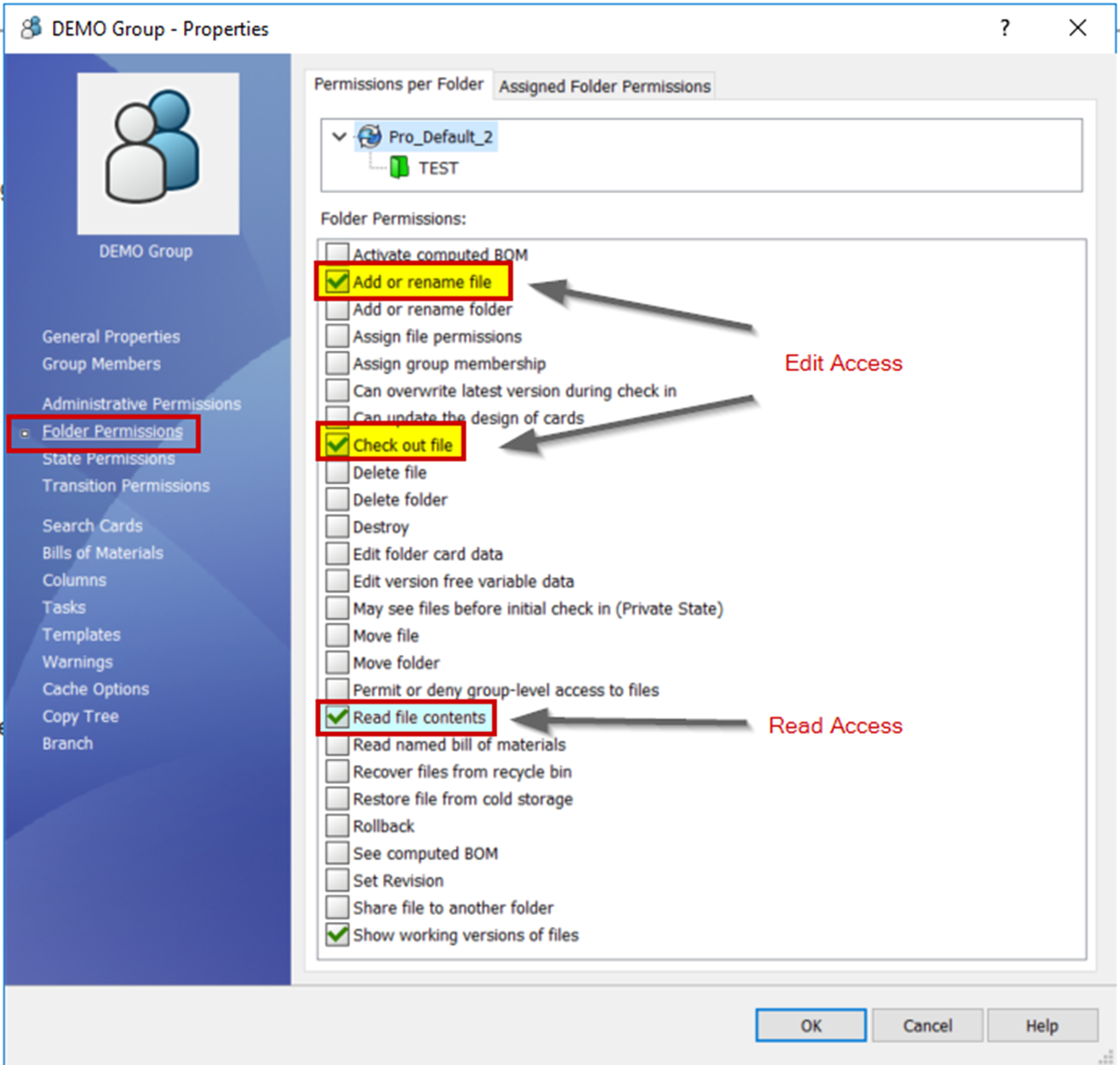 Permissions To Read And Edit Files In The Solidworks Pdm Vault Goengineer
