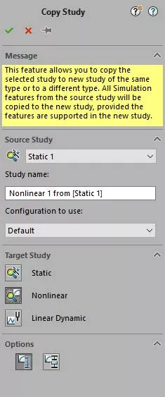 SOLIDWORKS Simulation Copy Study Feature | GoEngineer SOLIDWORKS Simulation Copy Study Feature | GoEngineer