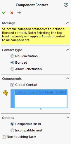 Solidworks Simulation Global Contact Option Explained Goengineer