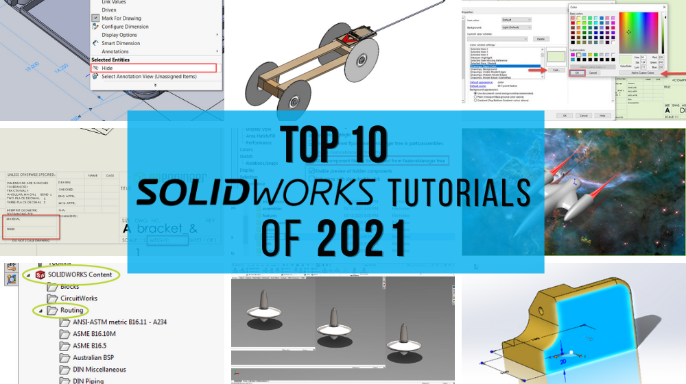 Top 10 SOLIDWORKS Tutorials of 2021 | GoEngineer